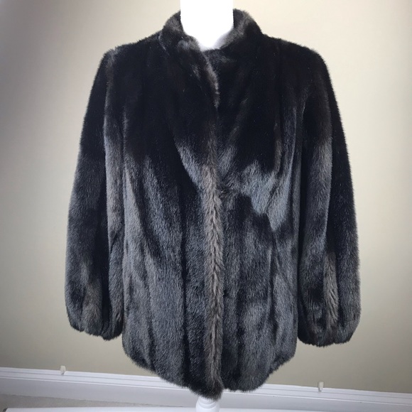 Central Park Zoo | Jackets & Coats | Vintage Faux Mink Fur Jacket By ...